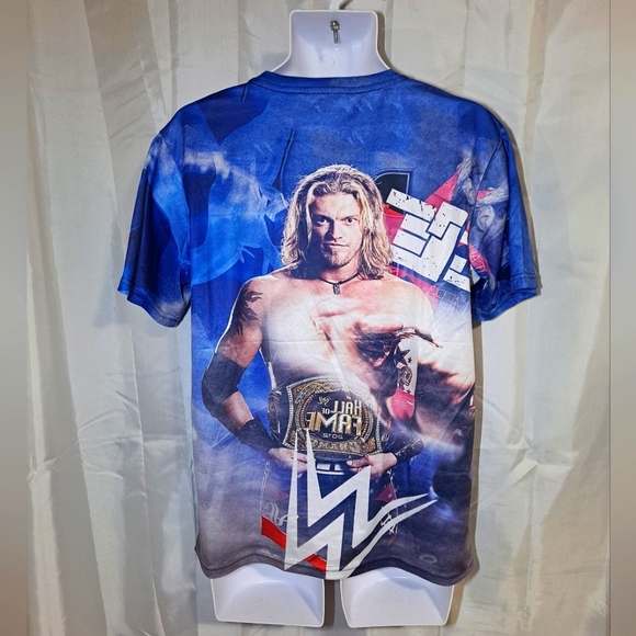 WWE | Shirts | Rare Edge Wwe Wrestling Tshirt Adult Xl Unisex Blue ...